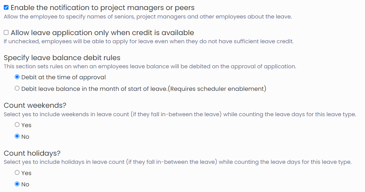 Configure Leave Rules - Empxtrack Configure Leave Rules - Empxtrack